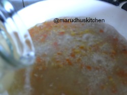 making vegetable soup with littlemillet(samai)/millet soup ...