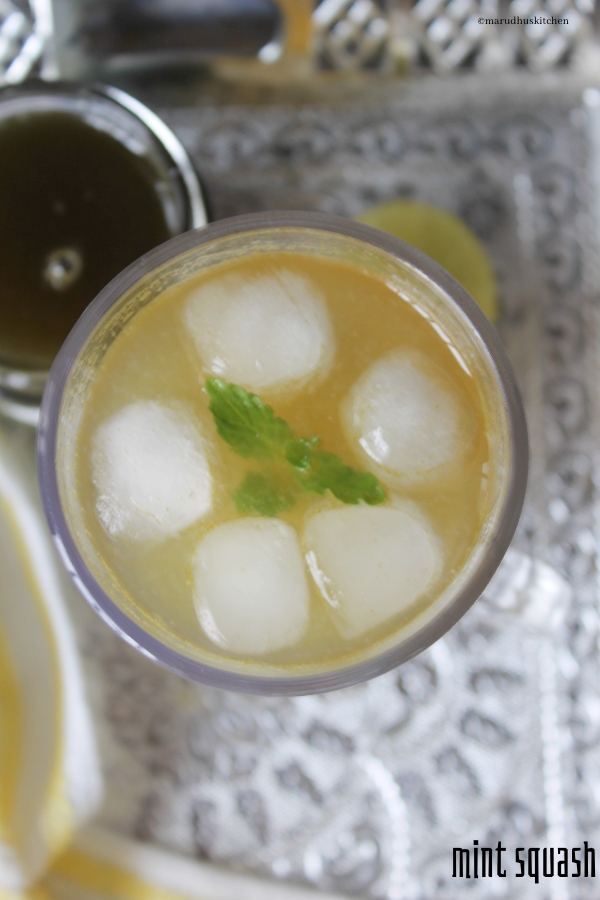 mint squash recipe /marudhuskitchen - Marudhuskitchen