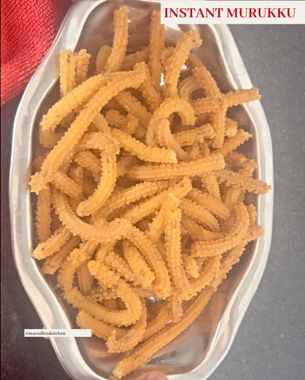 Instant Murukku Recipe | How to Make Crispy Murukku Without Grinding ...